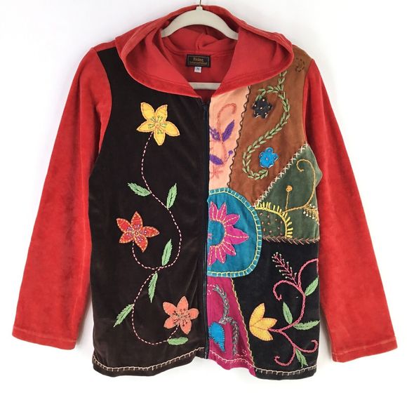 Rising International | Tops | Rising International Womens Velvet Hoodie ...